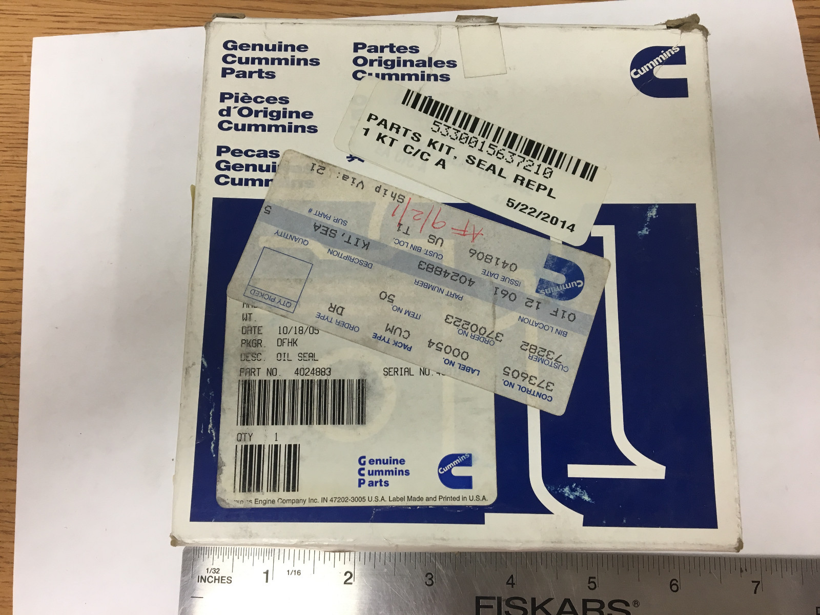 Cummins Parts kit Seal 4024883 | eBay