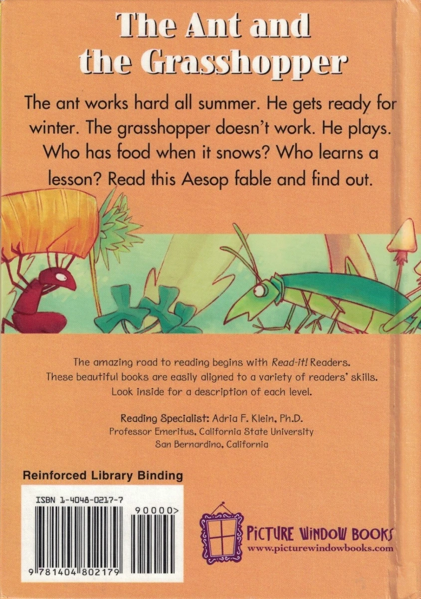 The Ant And The Grasshopper By Aesop