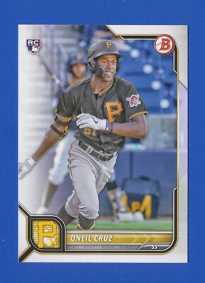 Oniel Cruz - 2022 Bowman #51 RC Rookie Card - Pittsburgh Pirates b | eBay