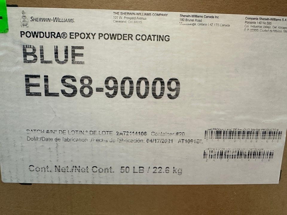 50LB Powdura Polyester Epoxy Powder Coating USA Made GENIE Equipment ...