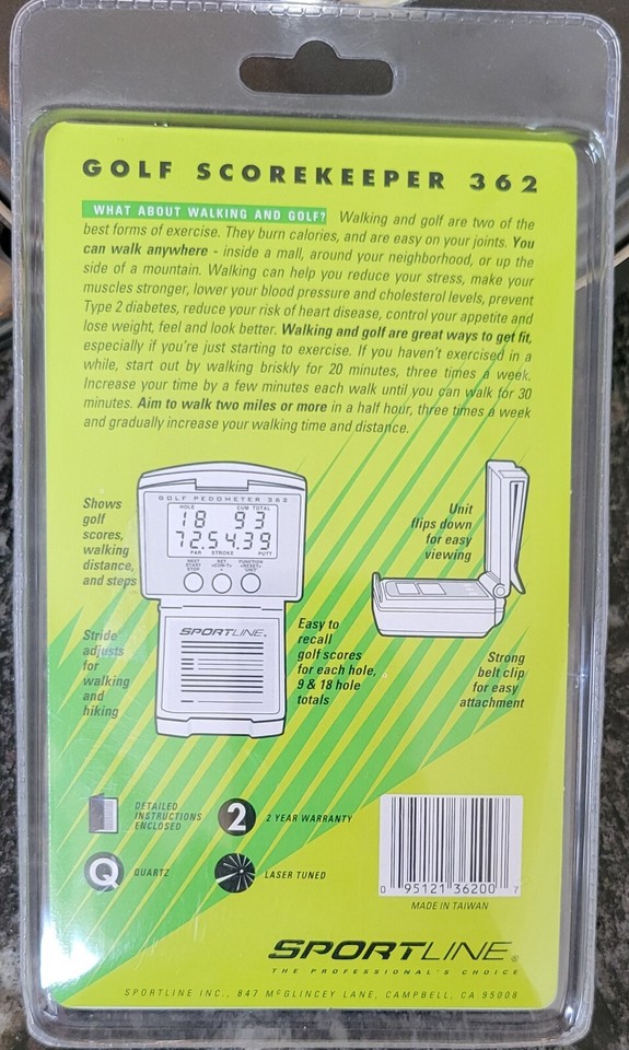 PAR MASTER SPORTSLINE ULTIMATE GOLF SCOREKEEPER 362 | eBay