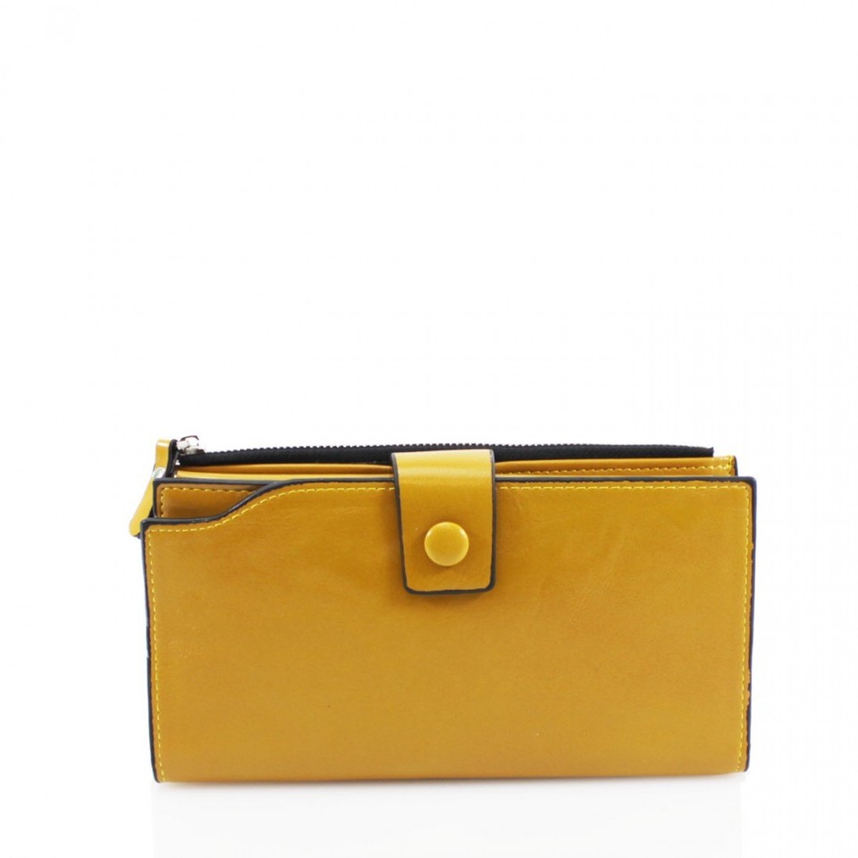 Ladies Girls 2023L Button Wristlet Purse Women Long Wallet Card Slot ...