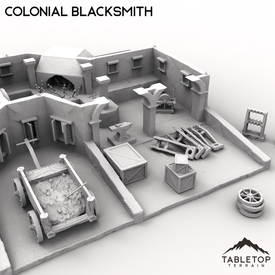 Colonial Blacksmith - Fantasy DND Dungeons and Dragons | eBay