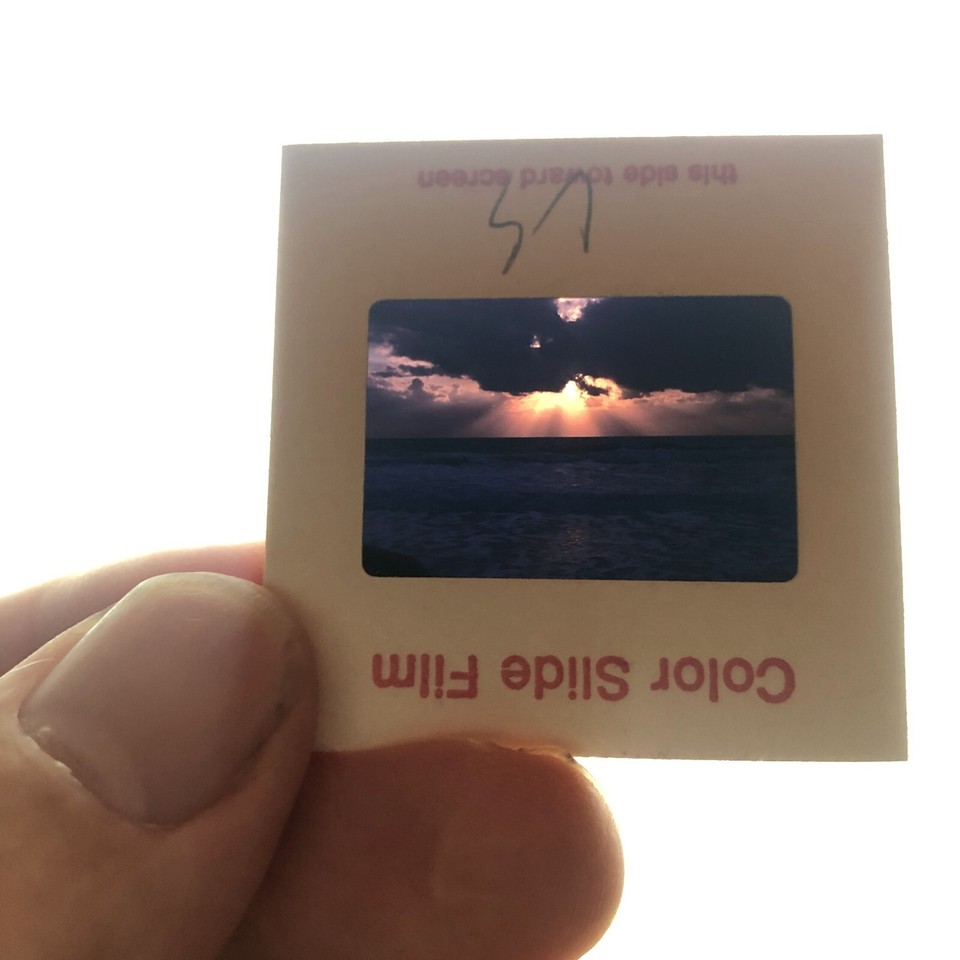 Vintage 1970s 35mm Photo Slide: Ocean Beach Island Sunset | eBay