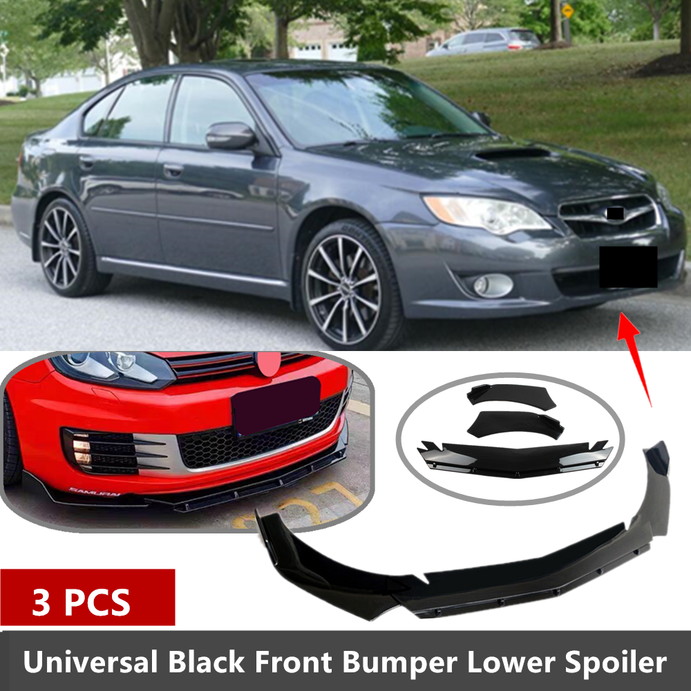 Add-on Universal Fit For 2005-2009 Subaru Legacy Front Bumper Splitter ...