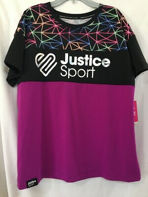 New Justice Sport Girls Short Sleeve Shirt Embrace All That Is You U ...
