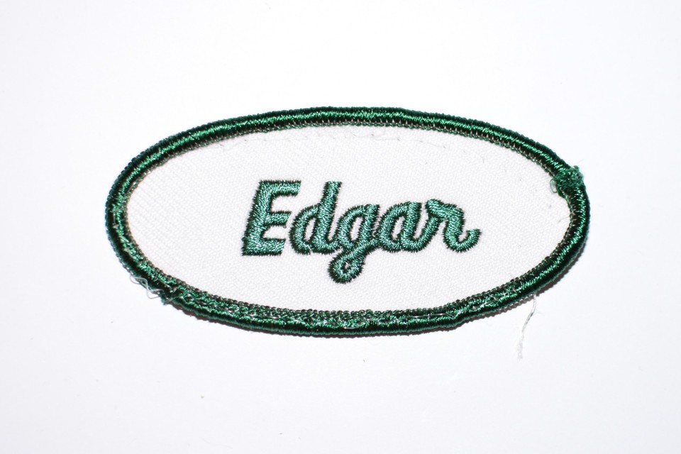 Employee Embroidered Worker Name Tag Sewn Patch for Uniform Work Shirt ...