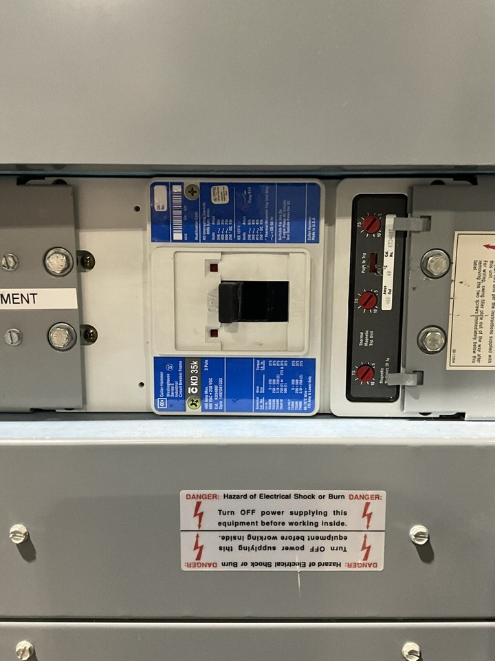 Eaton 1200 Amp Panelboard 600V 3PH 4W Double Buss EE1403T12A 🟦 | eBay