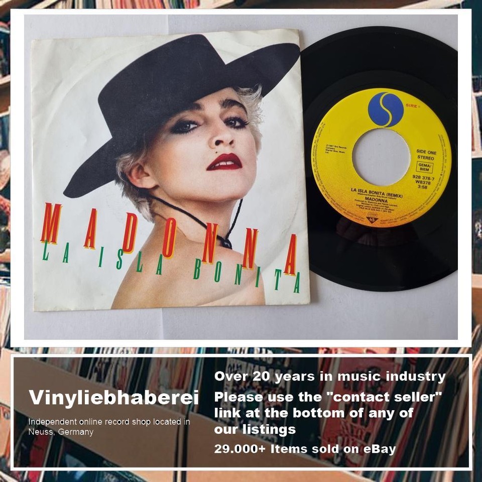 Madonna - La Isla Bonita (Remix) 7'' Vinyl Germany | eBay