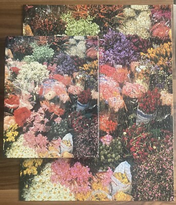 VTG Springbok Jigsaw Puzzle - PLEASE PICK THE FLOWERS! 500Pcs Pre-Owned ...
