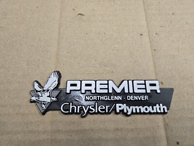 Premier Chrysler Northglenn Colorado CO Car Dealership Dealer Emblem ...
