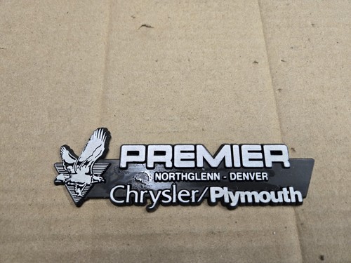 Premier Chrysler Northglenn Colorado CO Car Dealership Dealer Emblem ...