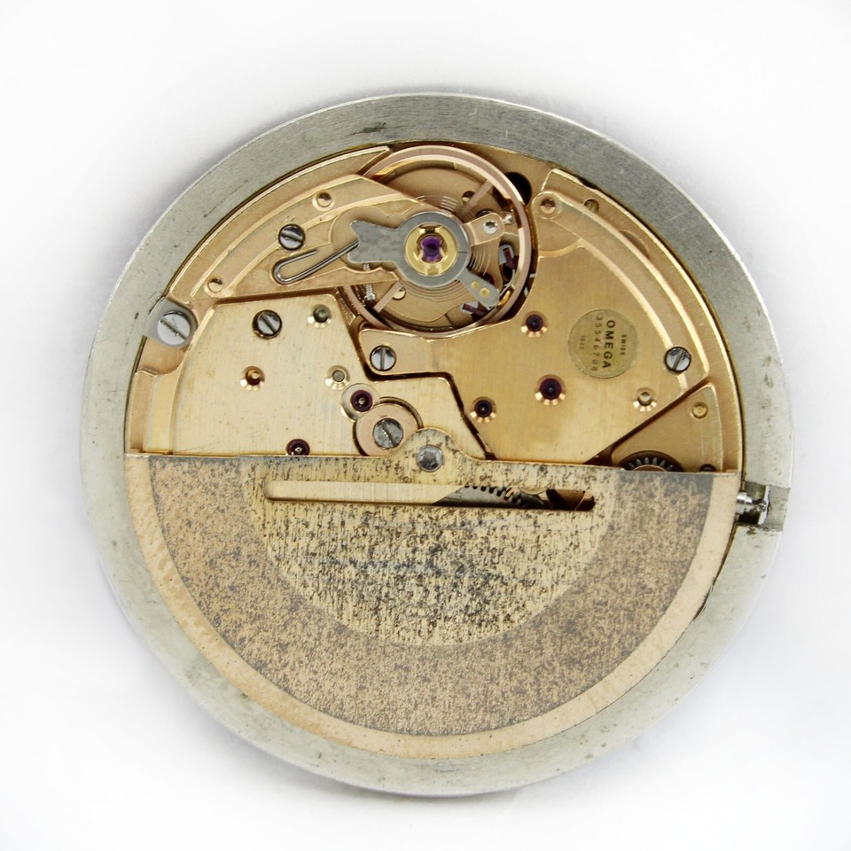 Vintage Omega Deville Dynamic Auto Sunburst Green D/D 41mm Steel Watch ...