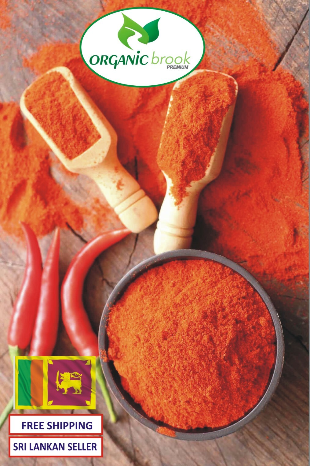 Ceylon Chilli Powder 100% Organic Natural High Premium A Grade Sri ...
