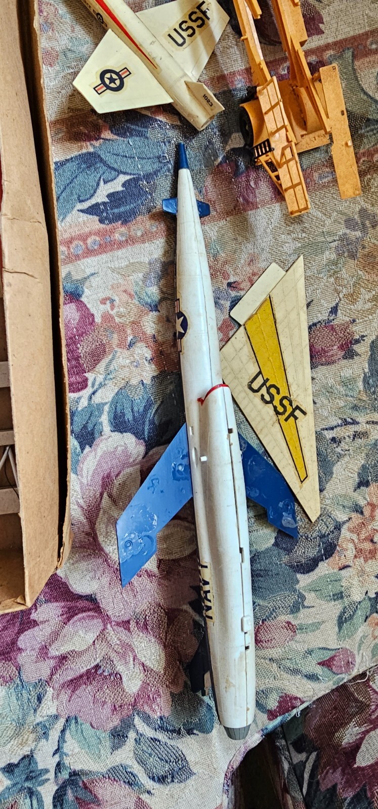 Vintage 50's & 60's space and missile model kits parts, Renwal,Revell ...