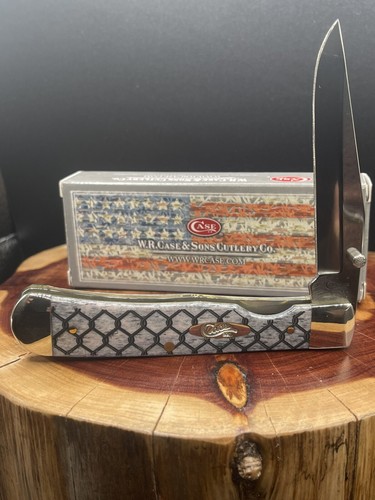 Case XX Grey Bone Trapperlock With Chain Link Handles | eBay