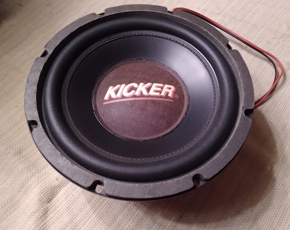 VINTAGE KICKER COMP 8 INCH SUBWOOFER CAR AUDIO OLD SCHOOL SPEAKER | eBay