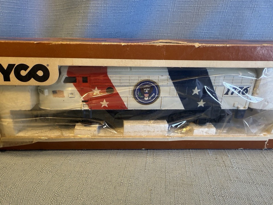 vtg tyco ho scale locomotive train engine spirit of 76 patriotic 1776 ...