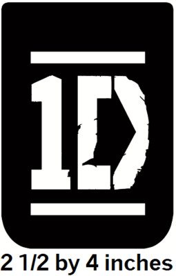 One Direction Logo Wall Decal 1D Vinyl Sticker Peel and Stick Art Room ...