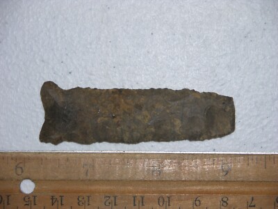 Hand scraper early man paleolithic acheulean tool Africa 2.75 inch S30 ...