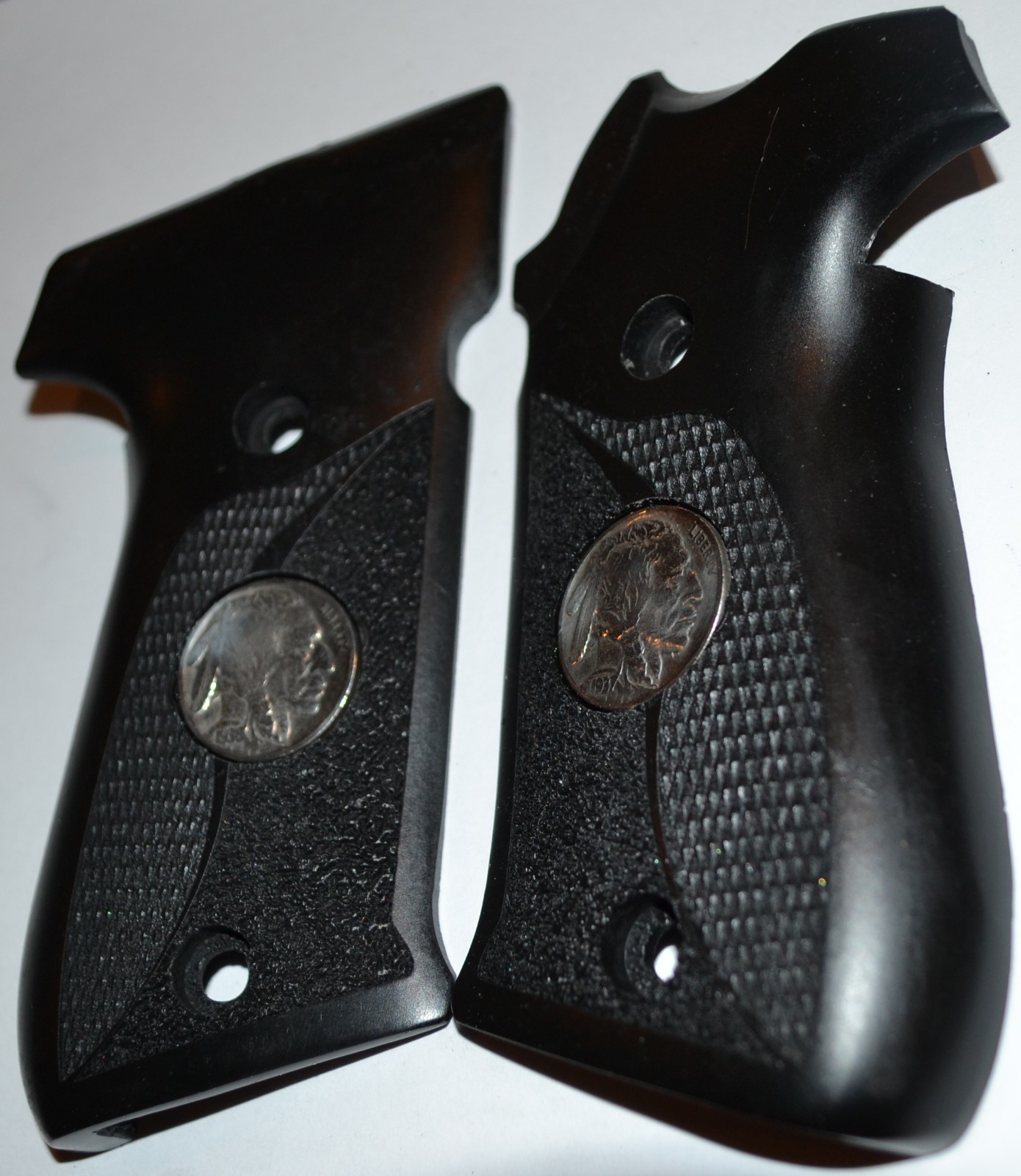 Sig Sauer P220 pistol grips black plastic with buffalo nickels | eBay