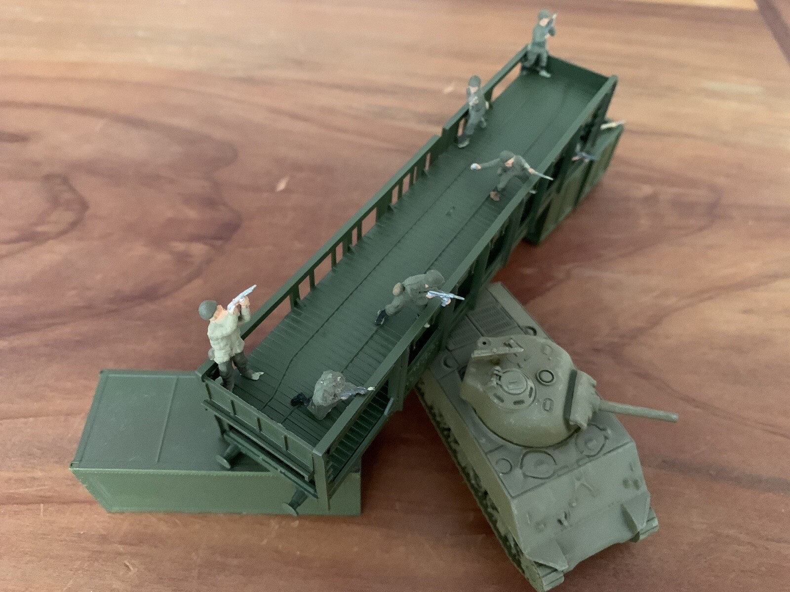 Lot 1/72 Checkpoint Militaire Armee + Soldats US Montés & Peint + 1 ...