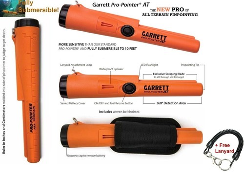 Garrett Pro-Pointer AT Pinpointer Maximum Sensitivity Metal Detector ...
