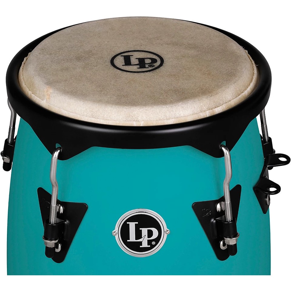 LP Discovery Conga Set with Double Conga Stand 10 and 11 in. Sea Foam ...