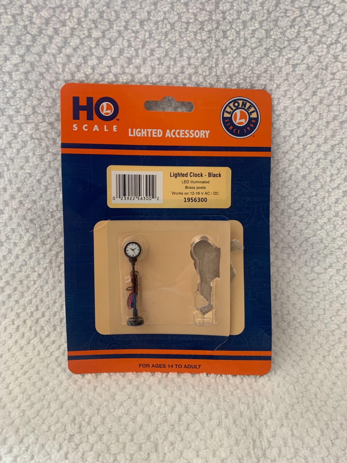 Ho Scale Lighted Town Square Clock/ Lionel/ Adds detail to layout | eBay