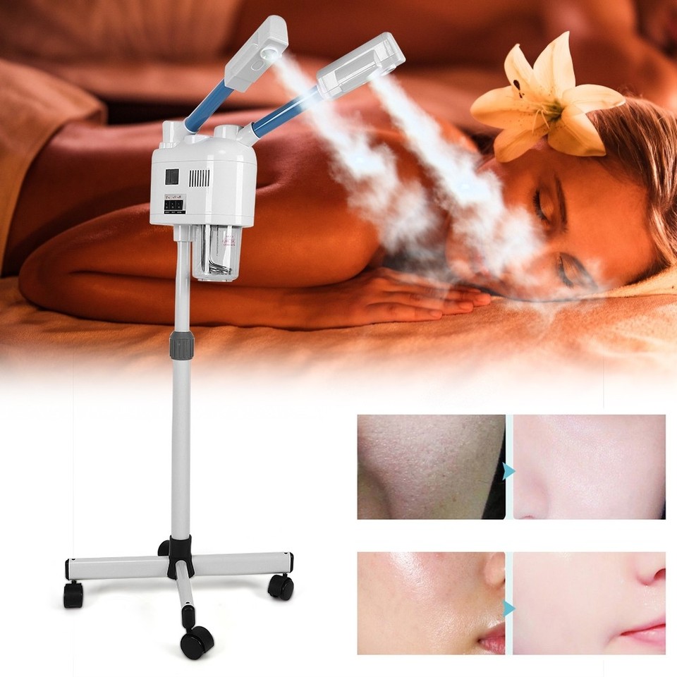 Professional Facial Hot Cold Double Head Mist Spray Nano Facial Salon ...