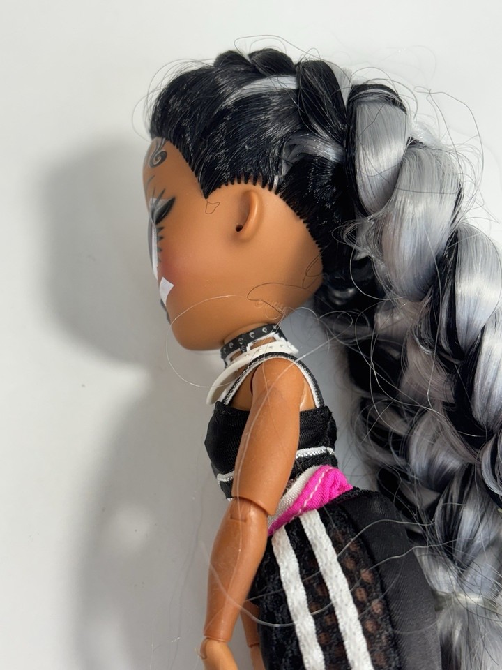 LOL Surprise OMG 9" Dance Dance B-Gurl Fashion Doll Black Silver Hair ...