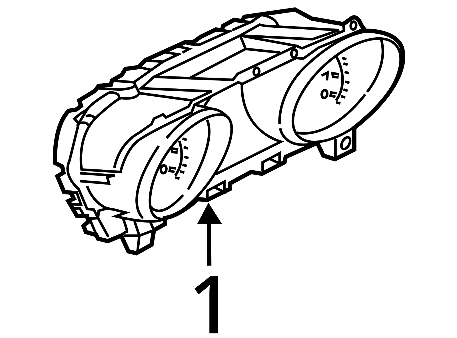 2017 Jaguar F-Pace Speedometer 70k Hk8310849ae Factory OEM Replacement ...