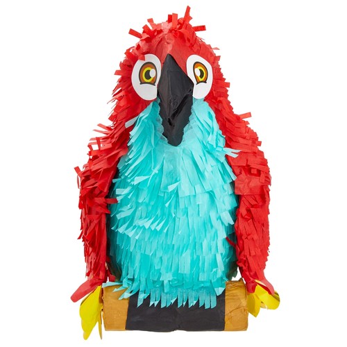 Small Parrot Pinata for Pirate Party Decorations, Tropical Birthday ...