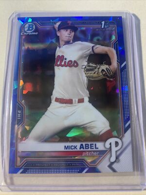 Mick Abel 2021 Bowman Sapphire 1st Bowman RC, Philadelphia Phillies | eBay