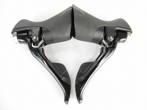 Used Shimano 105 St-5800 2x11-speed Double STI Shifter Lever Set black ...