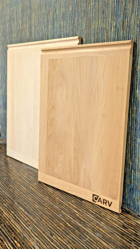 CARV Natural Hardwood Pull Out Cutting Board | Perfect Fit for Kitchen ...