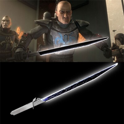 YDD Star Wars Mandaloria Visas Marr Darksaber Lightsaber Sword Metal ...