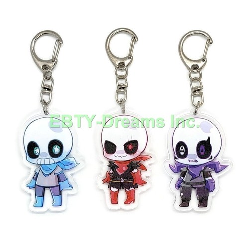 Set of 3 Undertale Sans Acrylic Keychain v5 | eBay