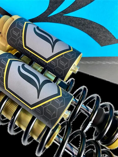 Legend REVO ARC Piggyback Coil Shock Pr Gold HD14in Dyna Super Glide 99 ...