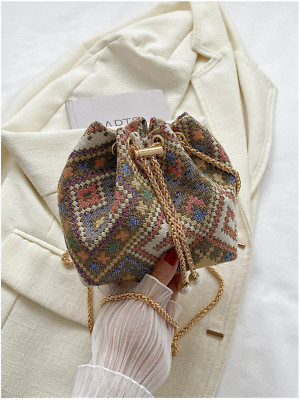 Multicolor Mini Fashionable Drawstring Design Crossbody Bag | eBay