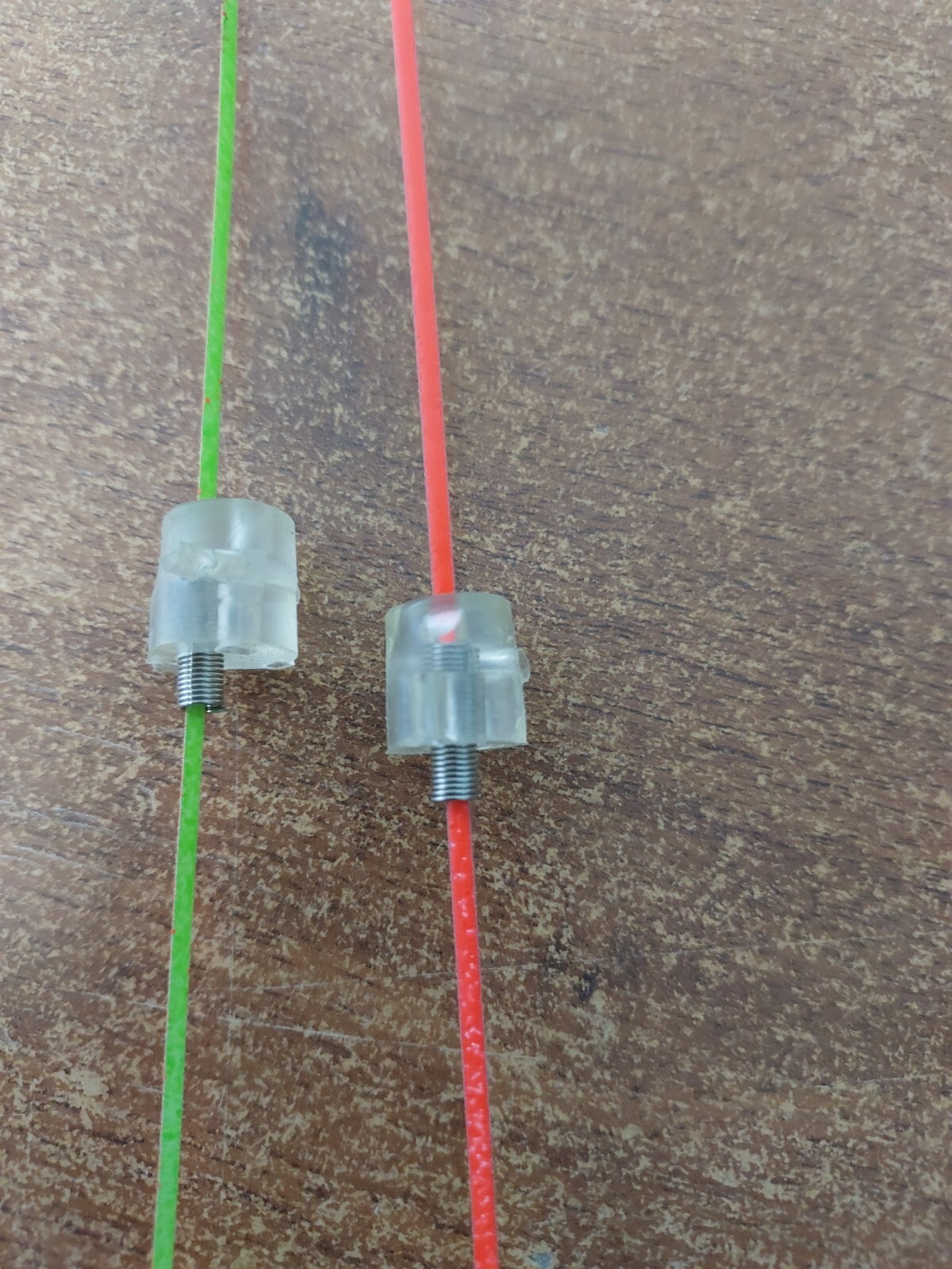 20 Pcs In Lot Ice Fishing Spring Metal Bobbers Indicators Test 0.7-3 ...