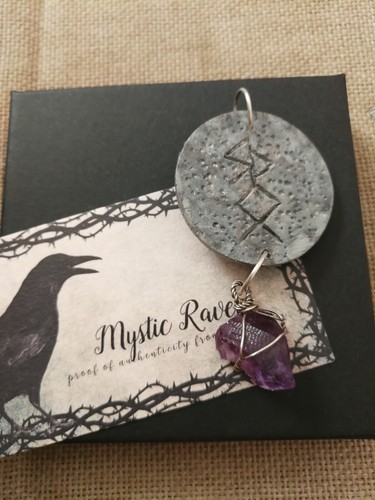 Thor Protection Sigil Runes Protection Talisman amulet Pendant Natural ...