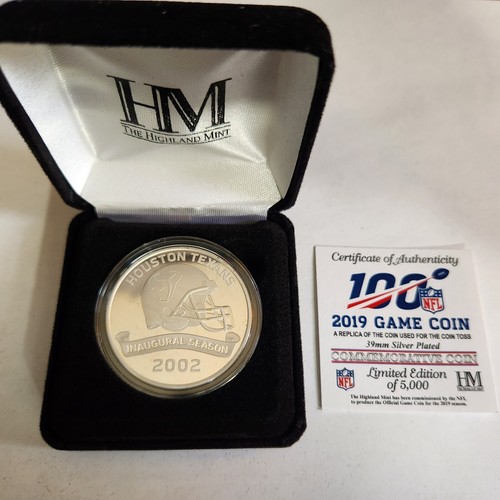 Houston Texans NFL 100 Highland Mint Game Coin | eBay