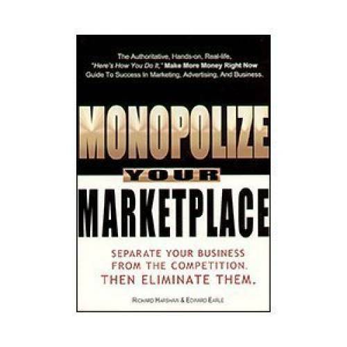 Monopolize Your Marketplace - Audio CD By Harshaw, Richard - VERY GOOD ...