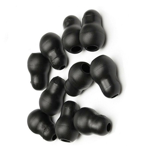 10Pcs Silicone Black Soft Eartips Earplug Earpieces For Littmann ...