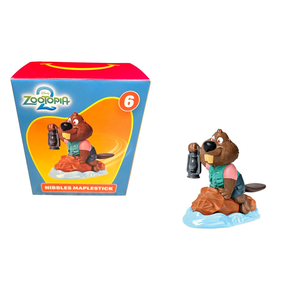"NIBBLES MAPLESTICK" Disney's ZOOTOPIA 2 McDonald's Happy Meal Toy # 6 ...