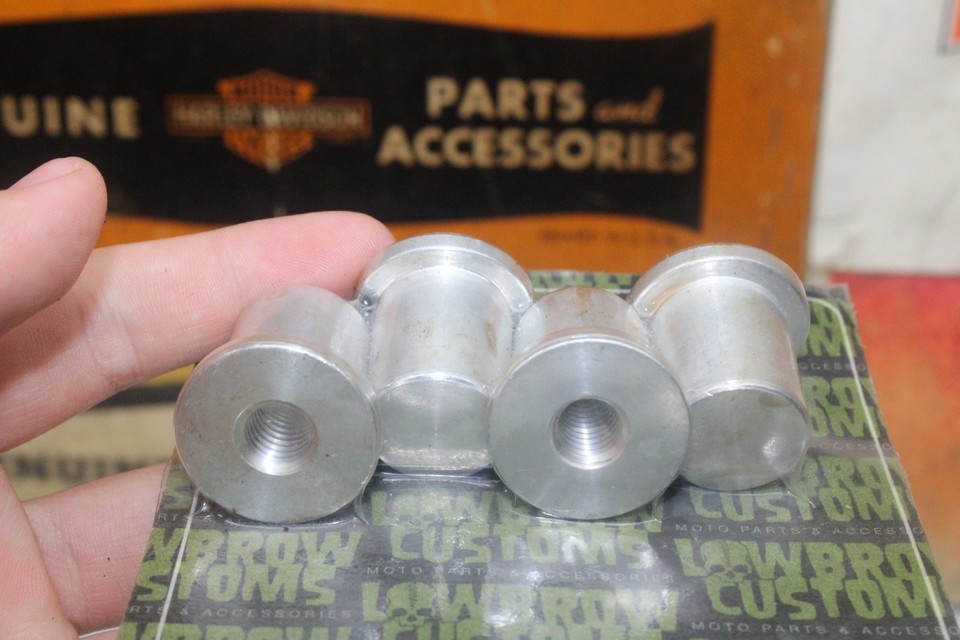 Lowbrow Customs Tophat Blind Threaded Aluminum Bung 3/8-16 thread - 4 ...