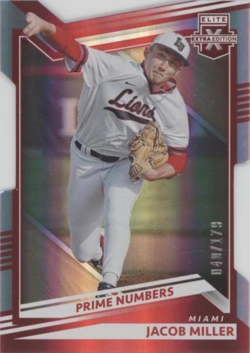 2022 Panini Elite Extra Edition - Jacob Miller #46 Prime Numbers C Die ...