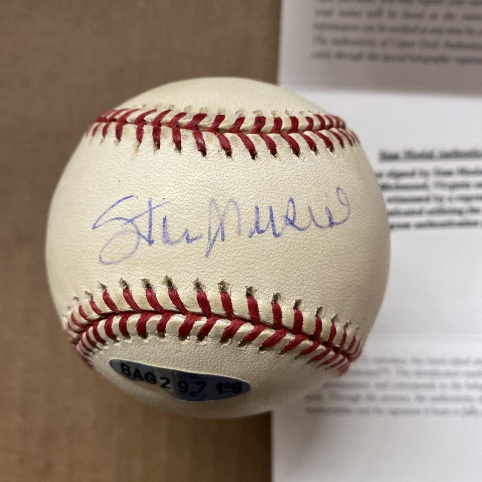 Stan Musial Signed National League Baseball UDA St. Louis Cardinals | eBay