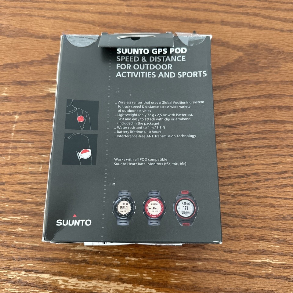SUUNTO GPS POD, New in Box, includes POD, Clip, Armband, Manual | eBay